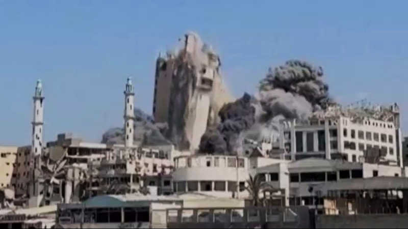 Gaza : après un ordre d’évacuation, Tsahal détruit la tour Al-Ghafari ...